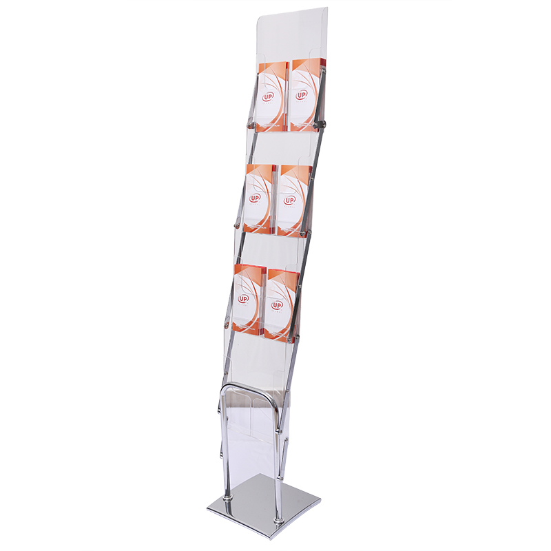 4-Pocket Metal Brochure Holder-Black – Suzhou Hongcai Exhibition ...