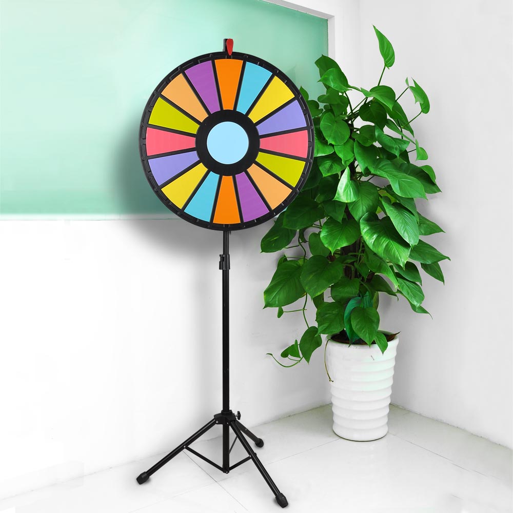 plastic 24 inches prize wheel with tripod – Suzhou Hongcai Exhibition ...